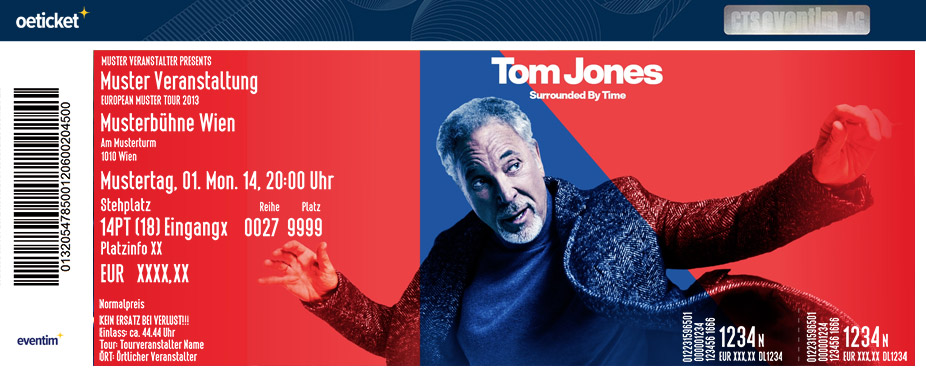 Tom Jones - A Celebration - chceš vstupenky? Tak choď na eventim.sk!